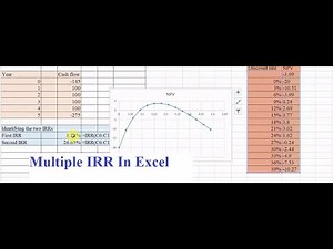 2 Ways to Find Multiple IRRs in Excel, Financial modelling