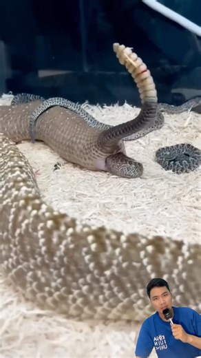 The bizarre way rattlesnakes reproduce #snake