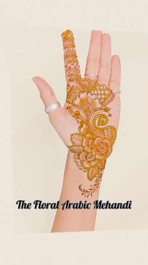 SAVE this reel agar aapko bhi Arabic Mehandi banana seekhna hai and do not miss the chance to learn this very beautiful Floral Arabic Mehandi. . . Arabic Mehandi with a floral pattern is a very unique style to spice up your Mehandi designs. Don’t wait for the next wedding in your family and try the Floral Arabic design today! . . COMMENT which part of this unique Mehandi design will you recreate the first. . . #mehandi #mehandiart #mehandidesign #mehandiartist #mehandilove #mehandidesigns #mehan