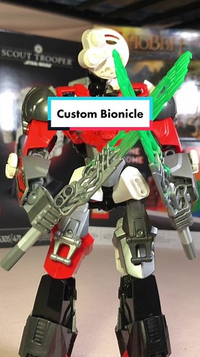 Custom LEGO Bionicle Hero Factory Action Figure Collection