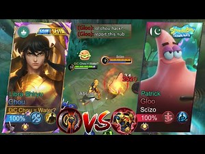 GLOBAL CHOU VS GLOO PATRICK IN RANK 2026 | Mlbb Chou Hack Build For Rank | MLBB