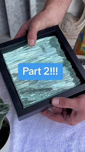 Making a glass wave part 2!!! Practice, practice, practice. Cutting glass requires lots of it. Or scrap it and just buy my work. Have fun and be careful, glass is sharp. Duet me with your results!! Part 3 coming tomorrow!!! #glassart #sculpture #water #wave #diy #maker #handmade #nature #fyp #foryou #foryoupage #glasscutting #staysharp #artist #artistsoftiktok