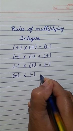 Rules of multiplying integers #Rules of dividing integers #formulas #integers