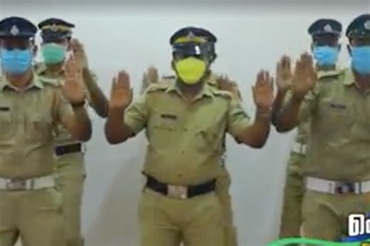 Coronavirus: Kerala cops perform a catchy hand washing dance and it's viral