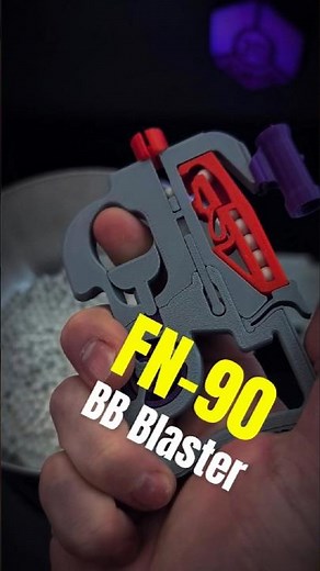 3D printed mini FN90 BB toy Blaster! #3dprinting