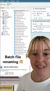 Batch file renaming with #Automator #mac 🗂️