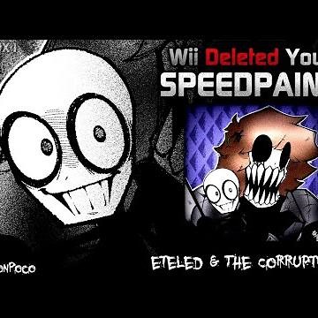 [SPEEDPAINT] Wii Deleted You - eteleD & The Corrupted Mii Artwork || TianaFuzionPoco