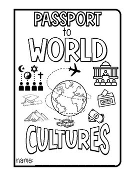 World Cultures Notebook Cover