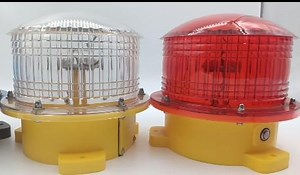 [Hot Item] Solar Powered Beacon Strobe Aviation Warning Light for Building Emergency