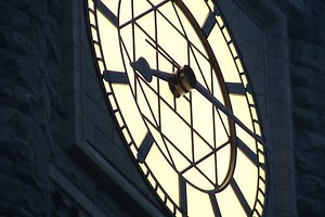 CHIME ON: The faces of the Minneapolis City Hall clock were replaced with glass akin to that which were originally installed when it was built more than a century ago, the city said. Steel framing has been replaced with cast aluminum and neon lighting replaced with historically-accurate backlighting. The city said that at 24 feet 4 inches in diameter, the clock is the largest four-faced chiming clock in the world. | KSTP-TV