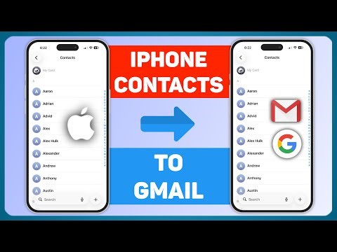 How to Export iPhone Contacts to Gmail / Google Account (Sync iPhone Contacts Easily)