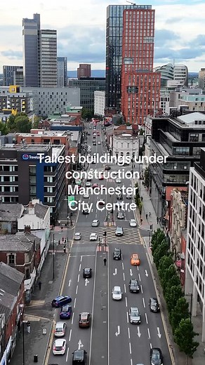 @aerial_manchester | Tallest buildings under construction in Manchester City centre 🏗️ #manchester #mcr #drone #dronevideo #skyscrapers | Instagram