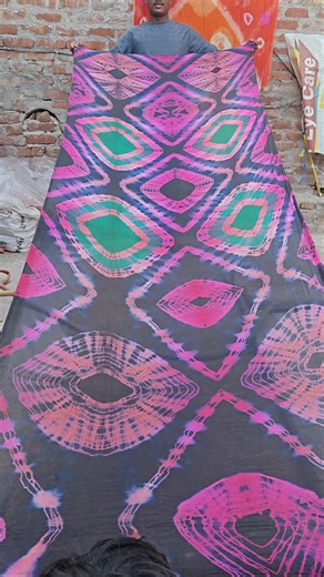 tai dye tutorial dupatta #amazing #fabric #shorts #viral