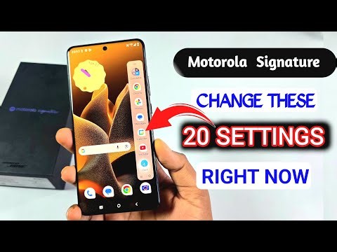 Motorola Signature 5G : Change These 20 Settings Right Now