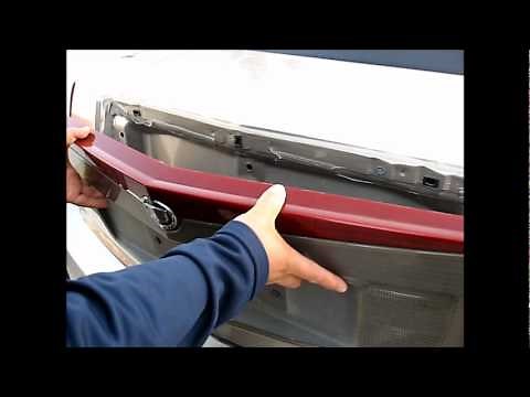 How to Remove 3rd Brake Light from 2003 to 2006 Cadillac CTS for Repair