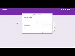 Creating and renaming a Google Form