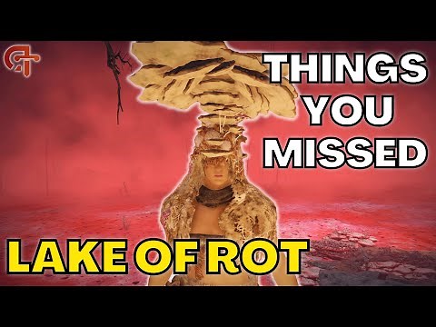 The Top Things You Missed In THE LAKE OF ROT! - Elden Ring Tutorial/Guide