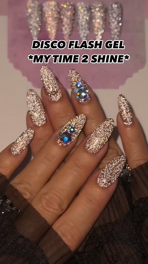 💅Holiday Quick Refresh Disco Flash Gel from MY TIME 2 SHINE COLLECTION ✨🪩. Check out our tutorials for more inspiration and full product guides! 📺 🛍 Shop the products used for this look on official website: www.GlitzAccessoriesAndSuch.com Find them all linked in our bio! #glitzaccessoriesandsuch #glitzgelpolish #gelpolish #discoflashgel #gelnails #beginnernailtech #diynailers | Glitz Accessories & Such
