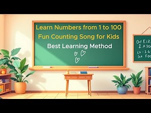 Learn Numbers from 1 to 100 | Fun Counting Song for Kids | Best Learning Method