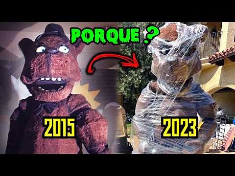 La Evolucion de los Animatronicos Reales de FNAF