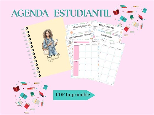 Digital Student Planner PDF, Printable School Planner, Downloadable Academic Planner, School Organizer, Practical and Easy to Use. - Etsy