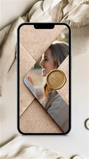 Digital Wedding Invitation with Online RSVP – Canva Template for Modern Brides & Grooms