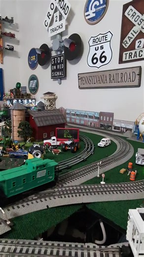 Doubleheader Friday #followme #fypage #modeltrains #fun