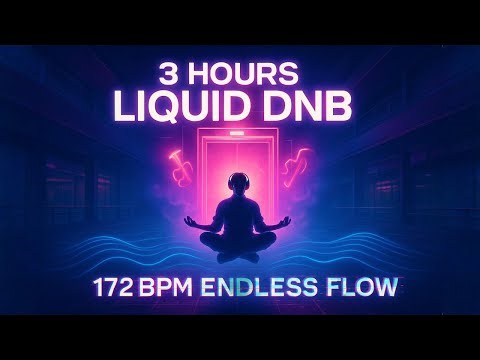 3 Hour Liquid DnB Mix For Deep Focus And Study Work Music | Vapor Lounge Muzak & 80s Reverb | Mix 26