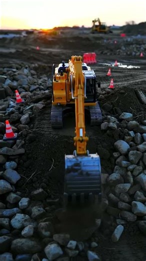 Mini Construction Madness! 🚧 RC Dump Truck & Excavator at Work