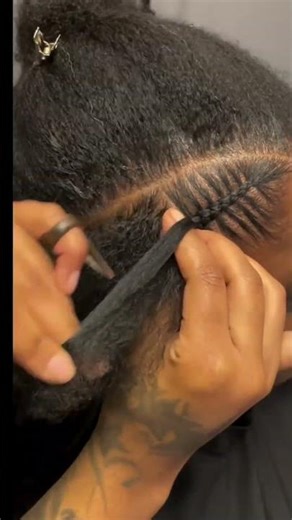 Step by step stitch braid tutorial #tutorial #beginners #hairstyletutorial