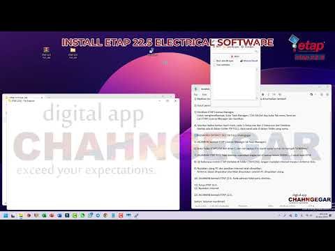 Install ETAP 22.5 Full Permanent Electrical System Software