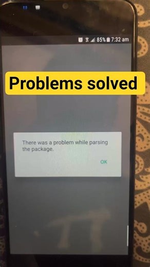 there was a problem parsing the package || there was a problem while parsing the package