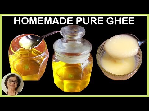 How to Make the Best Ghee at Home / Homemade Cultured Butter and Ghee / Indian Clarified Butter