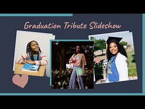 Video template - Graduation Tribute Slideshow