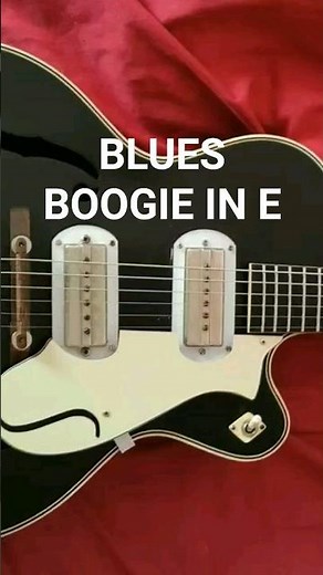 Guitar boogie 12 bar blues backing track (E) #backingtrack