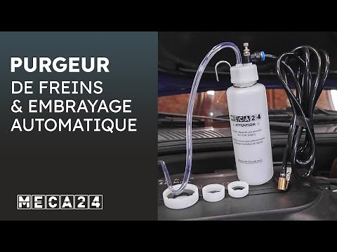 Comment utiliser un purgeur de frein et d’embrayage automatique ?