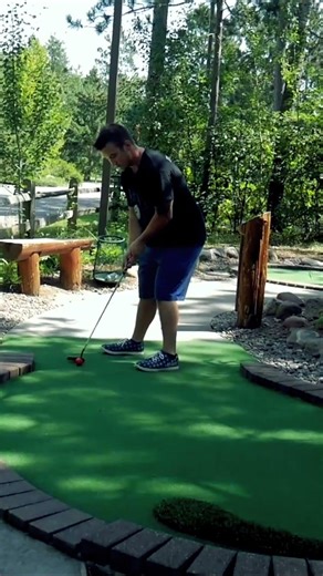 Craziest Shots You'll Ever See 😱 #minigolfing #minigolf #golf #shorts