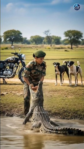 Hero Indian Woman Soldier Rescues Adorable Puppy