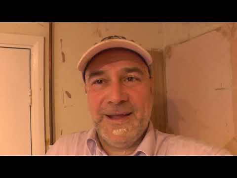 DIY: Sponge Float Plastering - First Attempt / Sponge Float Skimming A Ceiling