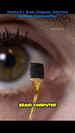 Stanford's Brain-Computer Interface Restores Communication..#shorts #innovation #engineering