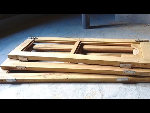 Khirki Palla chaukhat per fitting kaise kare || how to installation window #woodworkingideas