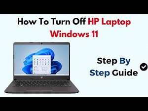 How To Turn Off HP Laptop Windows 11