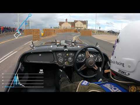 The Fastest TR3a at Southport Sprint Revival 2025 - with speed graphics