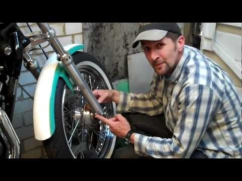 Delboy's Garage, How-To Change Harley Sportster Fork Oil.