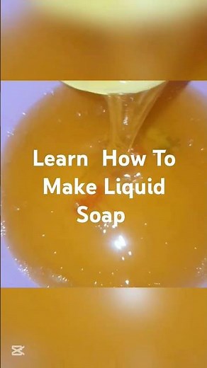 Visit my channel for a step by step guide on how to make liquid soap #DIYSoap #liquidSoap #education