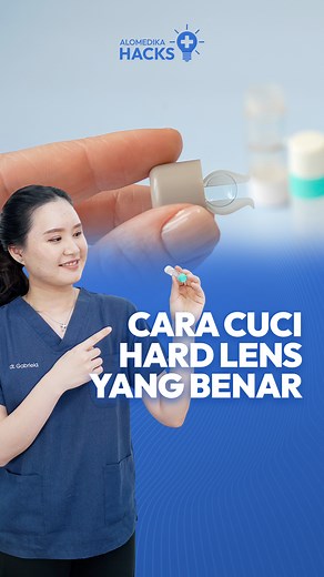 ALO Dokter! Ajarin pasien cara untuk membersihkan rigid gas permeable lens yang benar! Jadi Dokter Andal dalam Genggaman, Salam ALOMEDIKA! #alomedika #lensa #hardlens #rgp | Alomedika - Khusus untuk Dokter | Facebook
