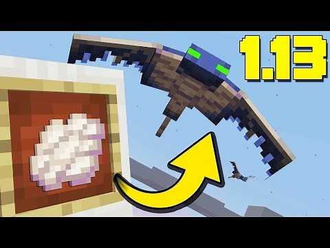NEW Phantom Membrane Item! New Potions! (Minecraft 1.13 Snapshot Update)