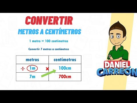 CONVERSIÓN DE METROS A CENTÍMETROS Super facil - Para principiantes