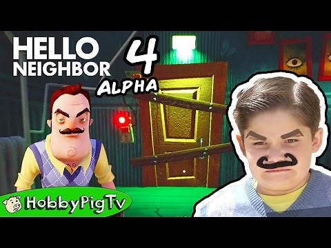 Hello Neighbor Alpha 4 Get to the Basement HobbyPigTV