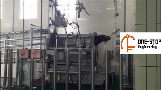 Halal Cow Slaughter Equipment for Cow and Buffalo Abattoir Meat Processing Line